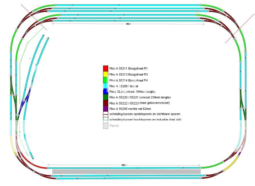 Driehuizen - Baanplan H0